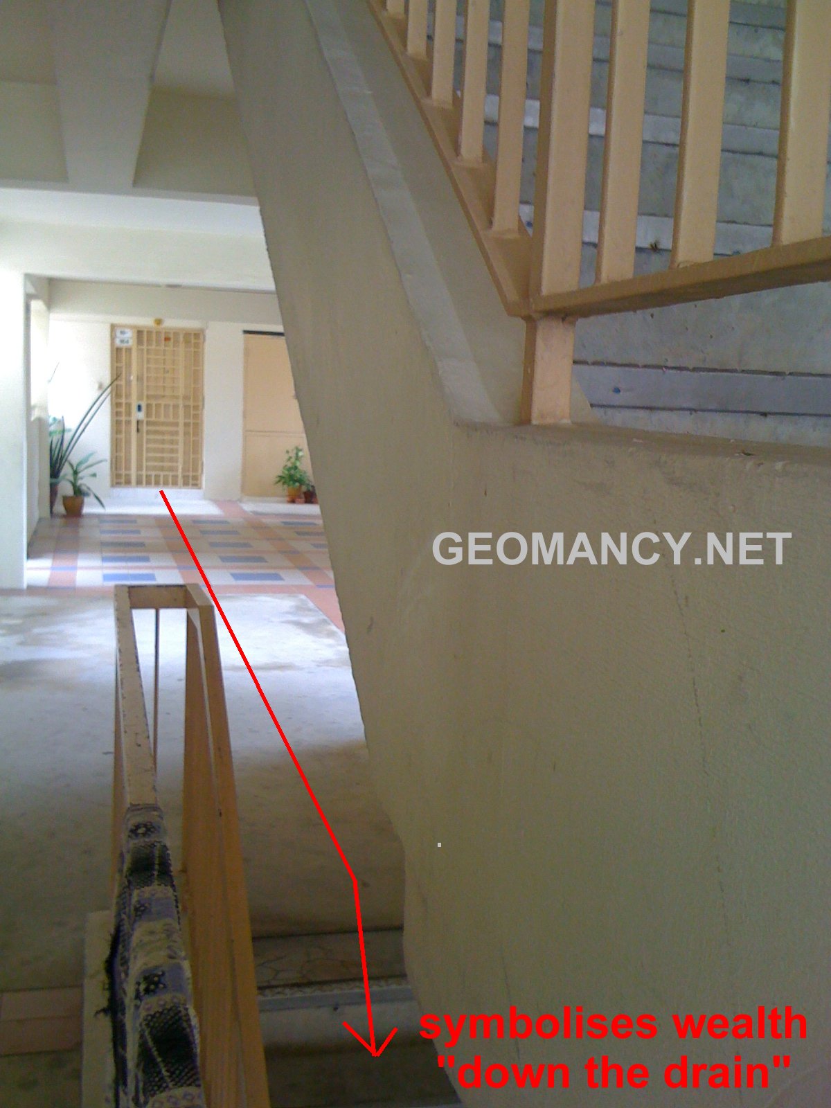 Main door facing an open staircase - Around Singapore - FengShui ...