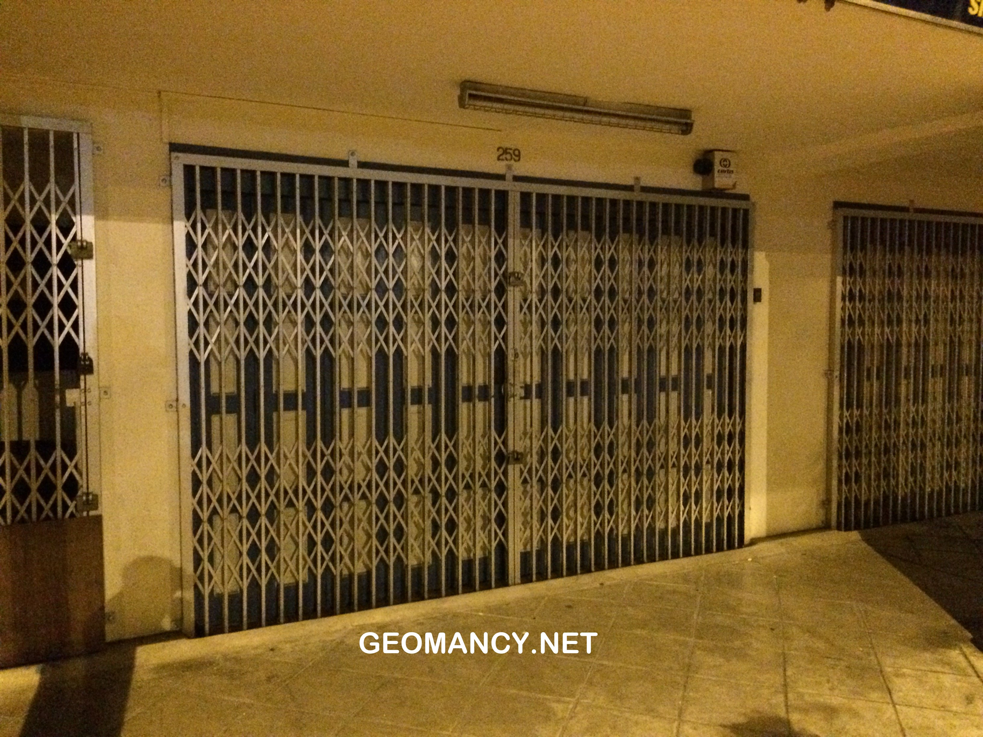 Traditional Sliding Collapsible Grille panels - Around Singapore ...