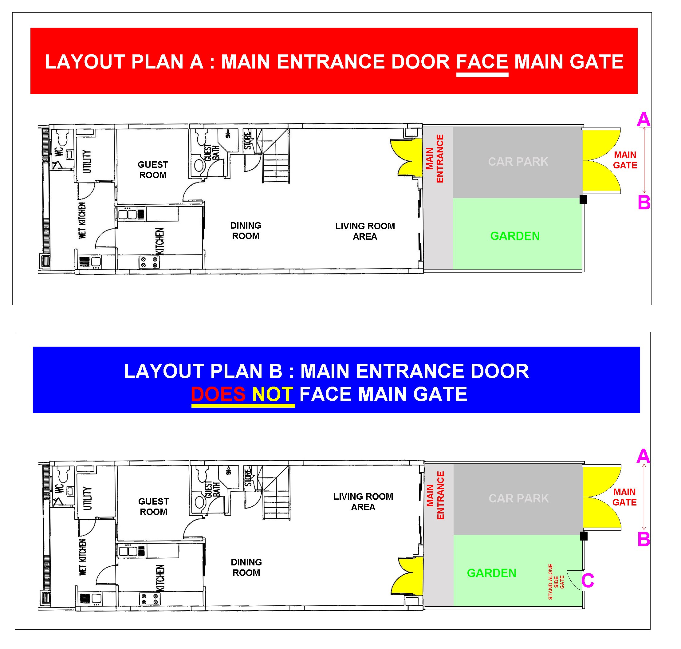 Wrought Iron Main Gate with 'arrow heads - Around Singapore - FengShui ...