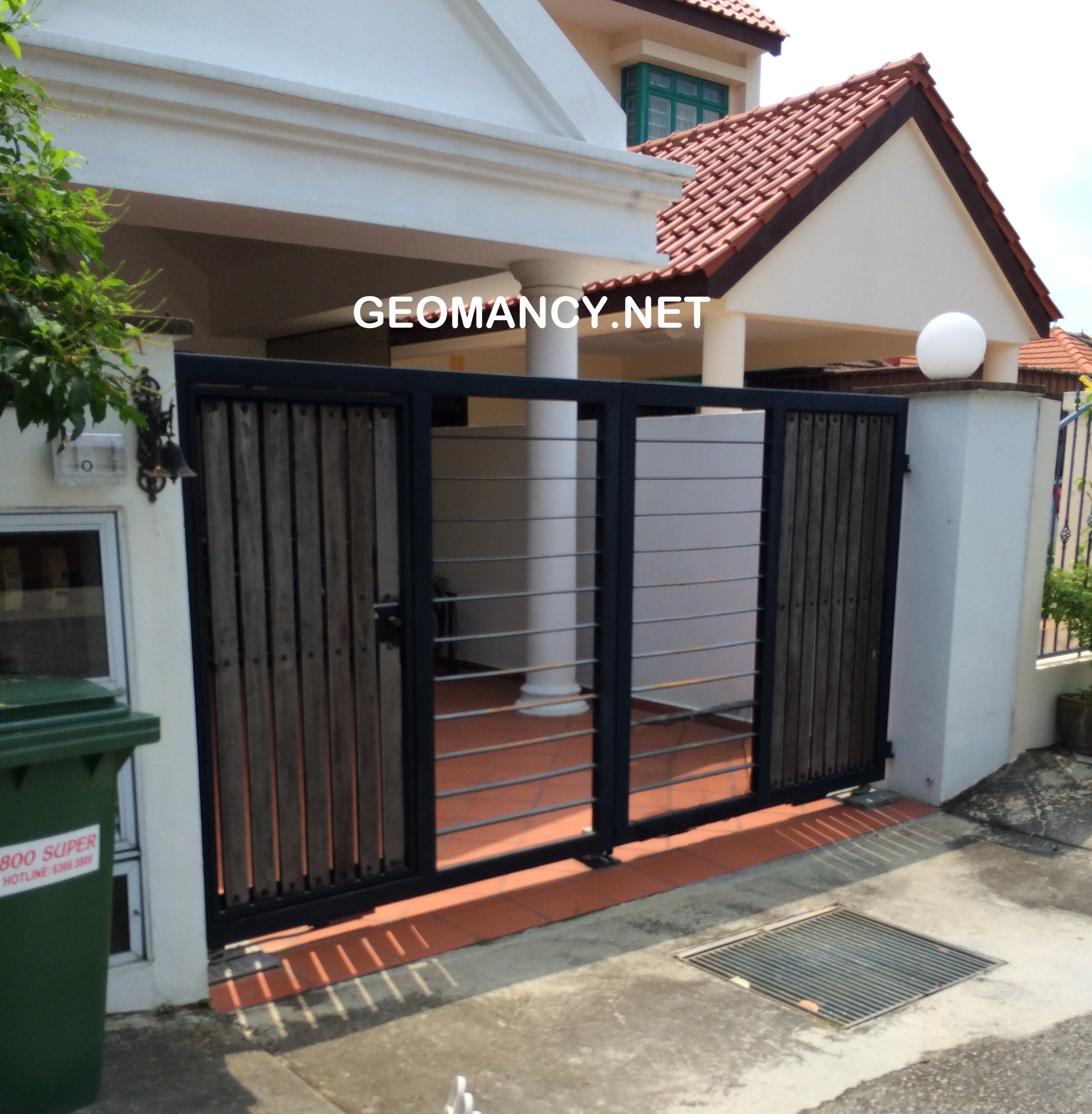 Main Gate designs of landed properties - Around Singapore - FengShui ...
