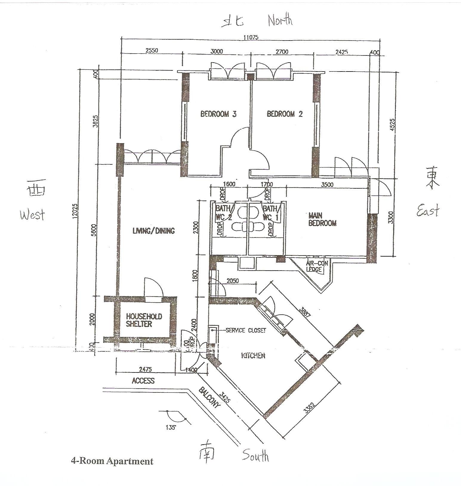 Missing Corners for my HDB apartment - General Help - FengShui.Geomancy.Net